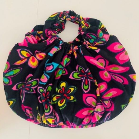 Fabric tote bag flower pattern - LOLOELEN