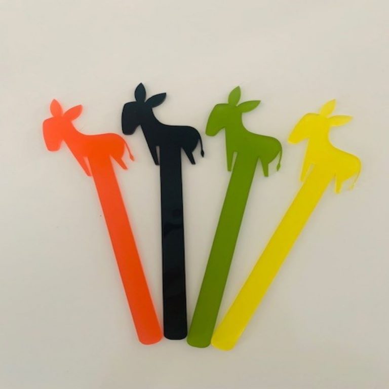 Plexiglass Bookmark shaped donkey - LOLOELEN
