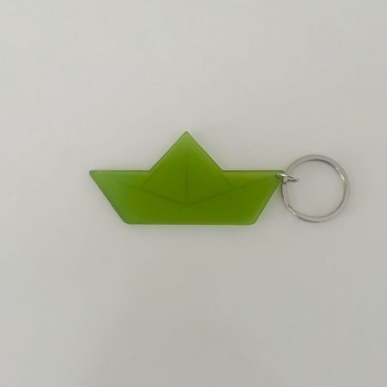 Plexiglass key chain shaped boat - LOLOELEN