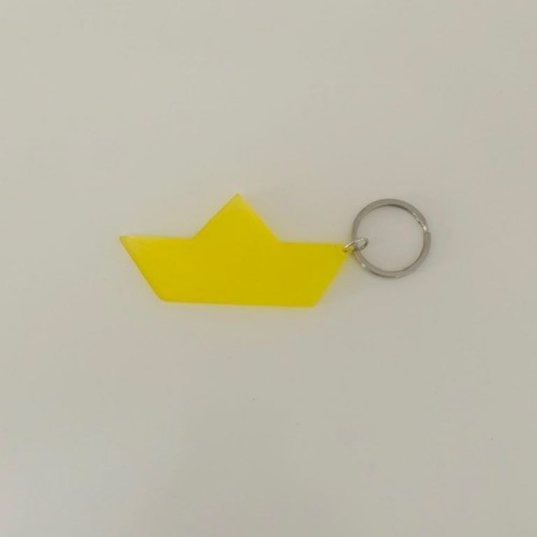 Plexiglass key chain shaped boat - LOLOELEN
